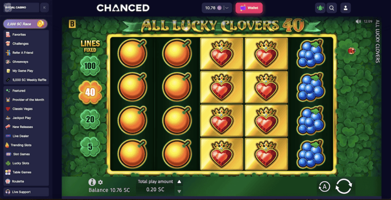 Chanced Casino Review : Bonus Code Guide, Reviews & How to Play