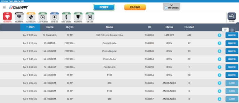 ClubWPT Online Poker - Bonus Code and Review